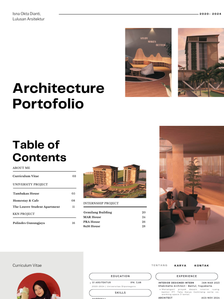 Portofolio Isna Okta Dianti-Arsitek | PDF