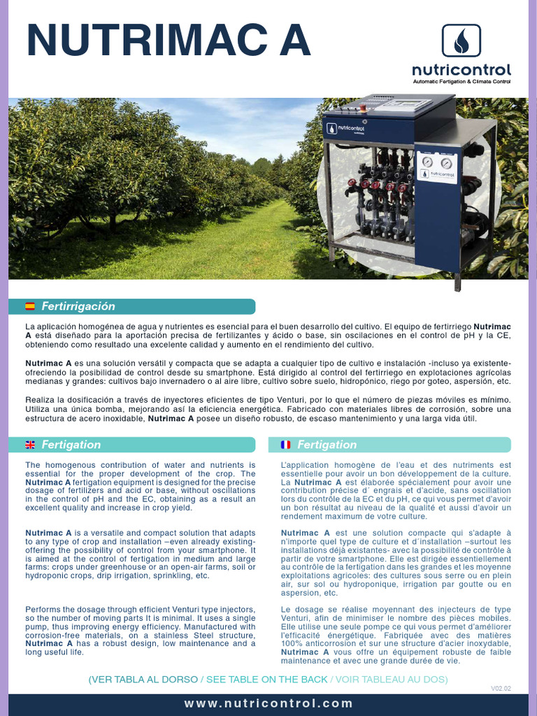 HP Nutrimac Wed | PDF