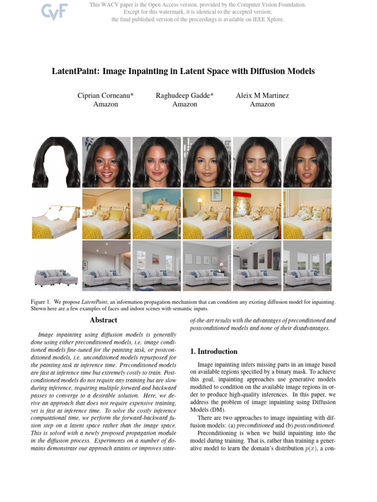 Corneanu LatentPaint Image Inpainting in Latent Space With Diffusion ...