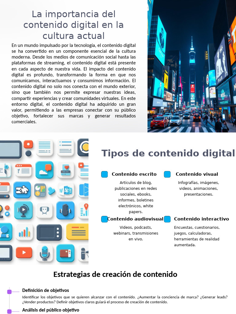 La Importancia Del Contenido Digital en La Cultura Actual | PDF ...