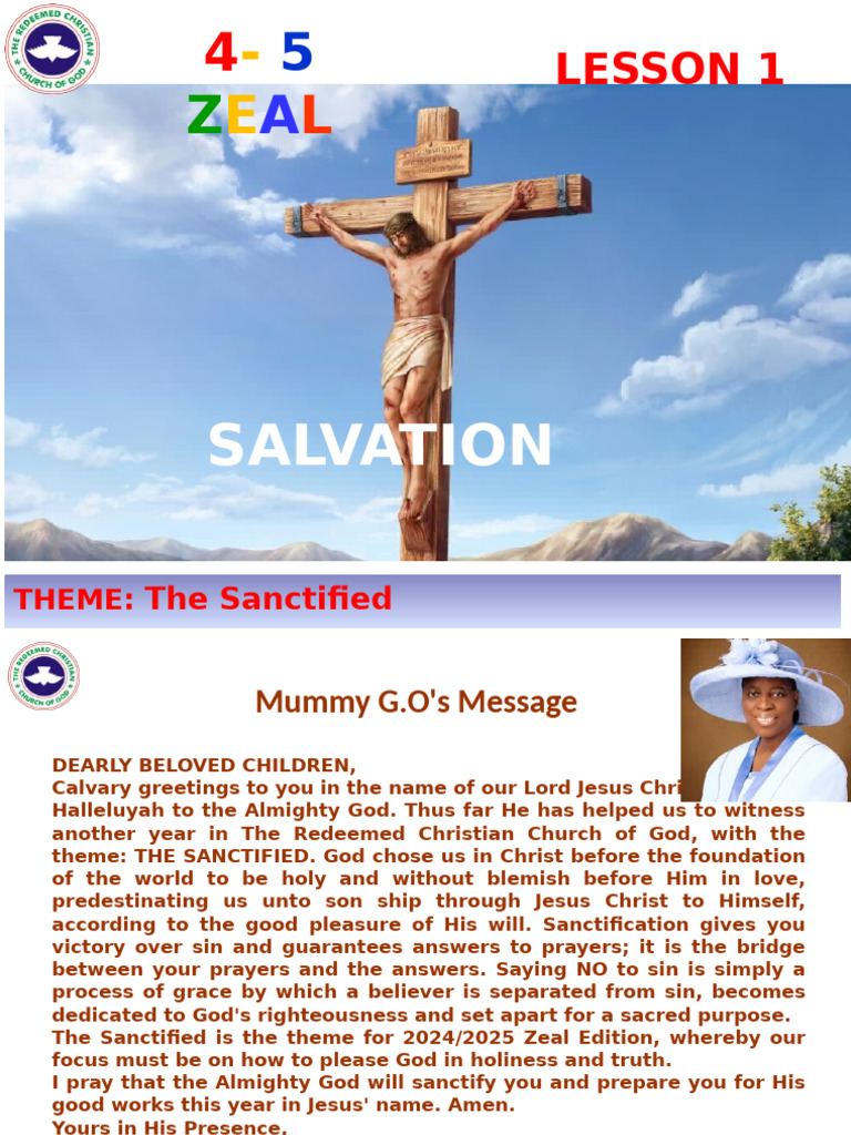 Toddler Zeal Lesson 1 | PDF | Jesus | Born Again