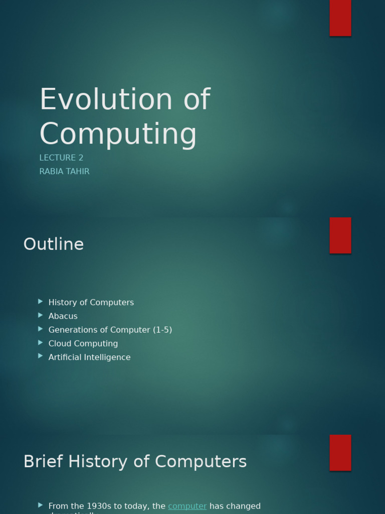 Lect 2 | PDF | Integrated Circuit | Computing