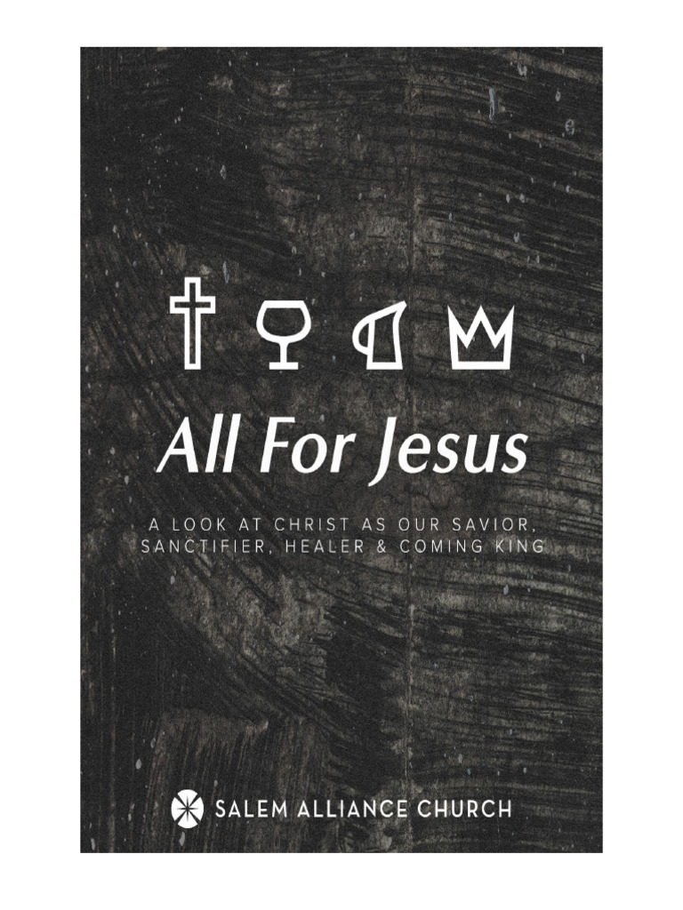 Booklet Format All For Jesus - The Fourfold Gospel Study Guide | PDF ...