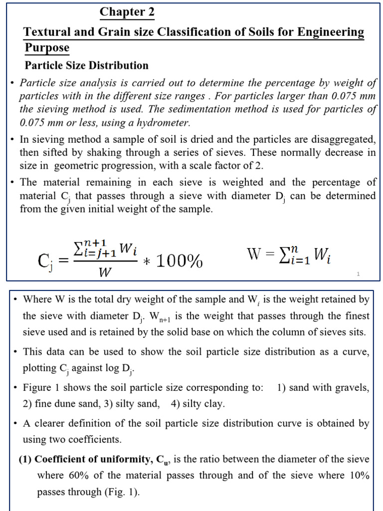 Chapter 2 - A - Textural and Grain Size Classification of Soils - 2 ...
