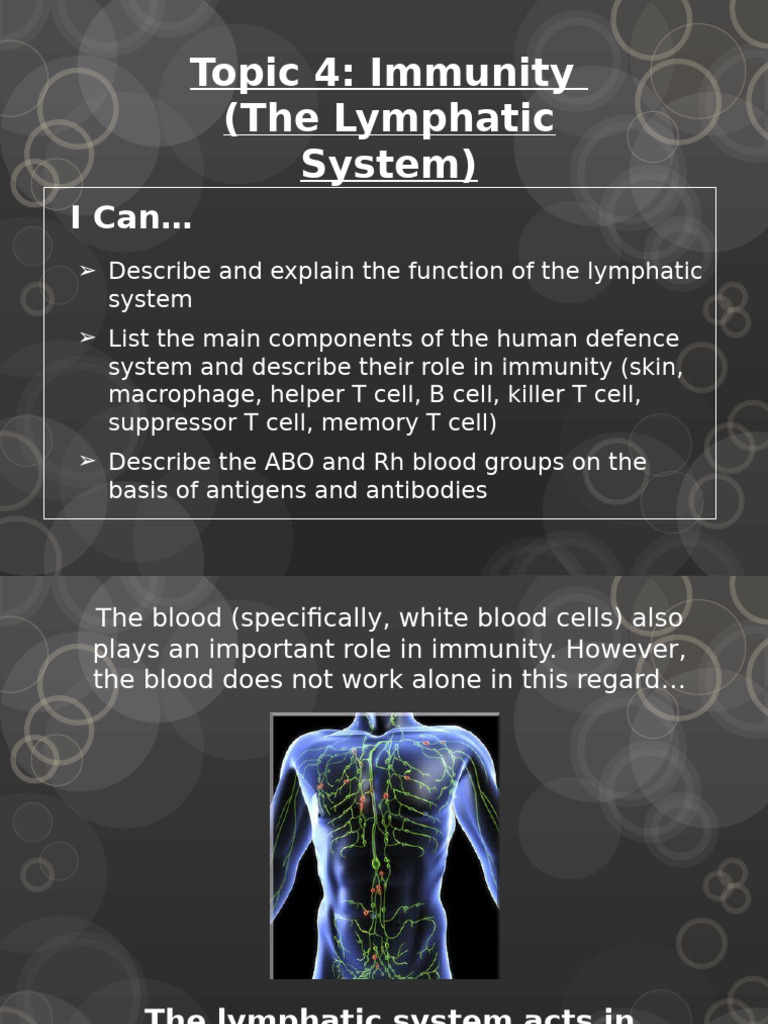 Understanding Immunity and the Lymphatic System | PDF | Phagocyte ...