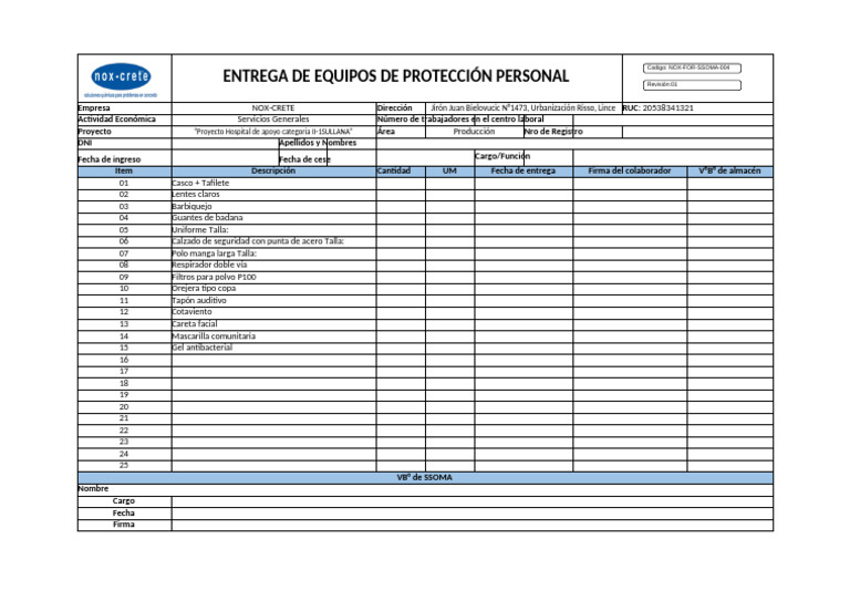 4.-Entrega de EPPS | PDF