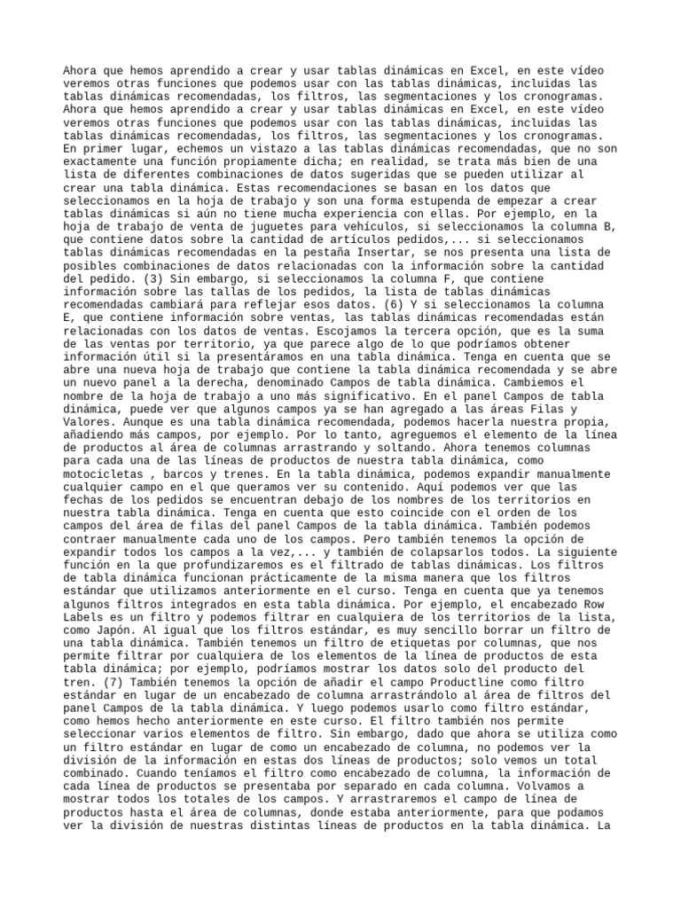 Subtitle (30) Funciones Excel | PDF