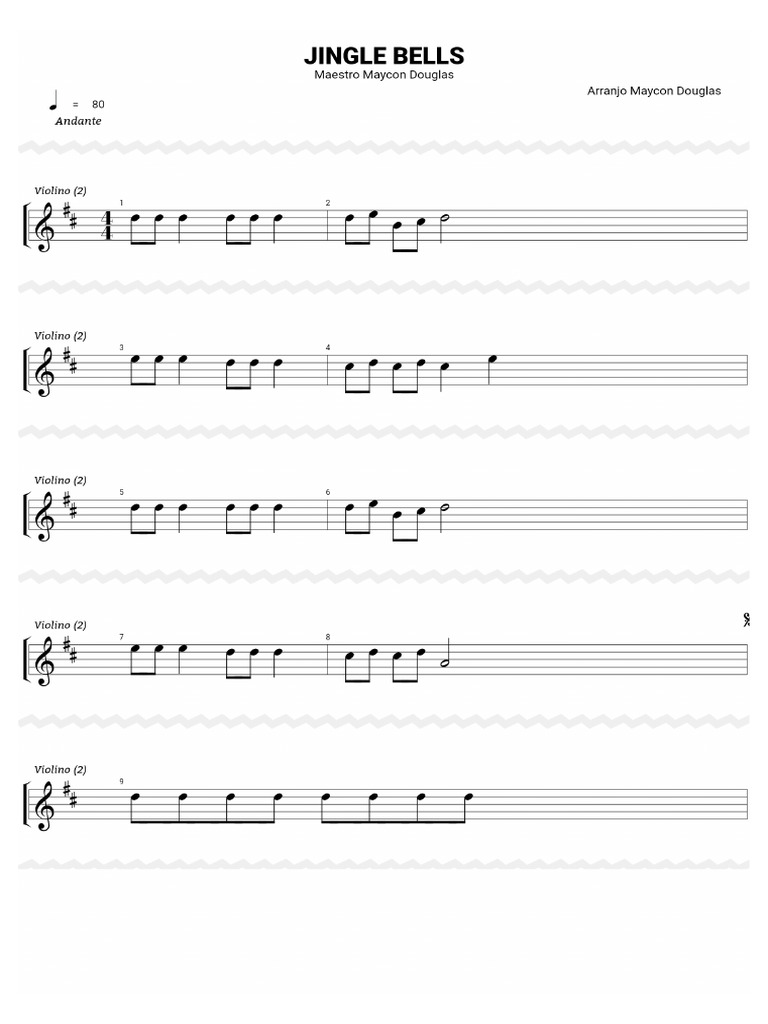 Jingle Bells Violino 2 | PDF