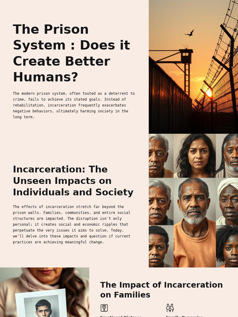 Reforming the Prison System for Rehabilitation | PDF | Rehabilitation ...