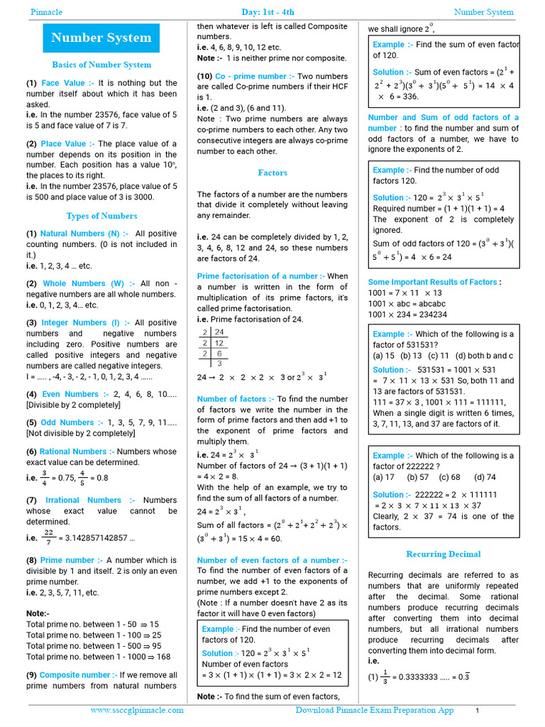 Quantitative Aptitude Book (English Medium) | PDF | Factorization ...