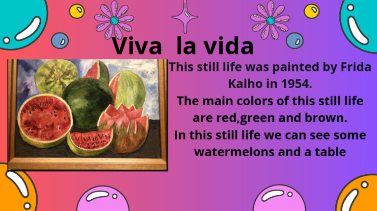 Frida Kahlo's 1954 Still Life | PDF