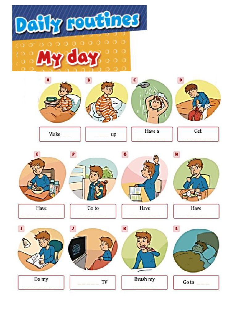 My Daily Routines | PDF
