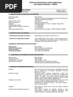 FISPQ-Scott Spray 400ml | PDF | Primeiros socorros | Queimadura