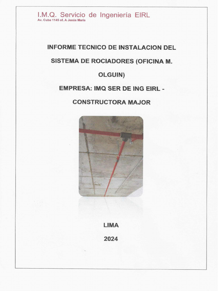 Informe Aci Ofc Olguin | PDF Informe Aci Ofc Olguin | PDF