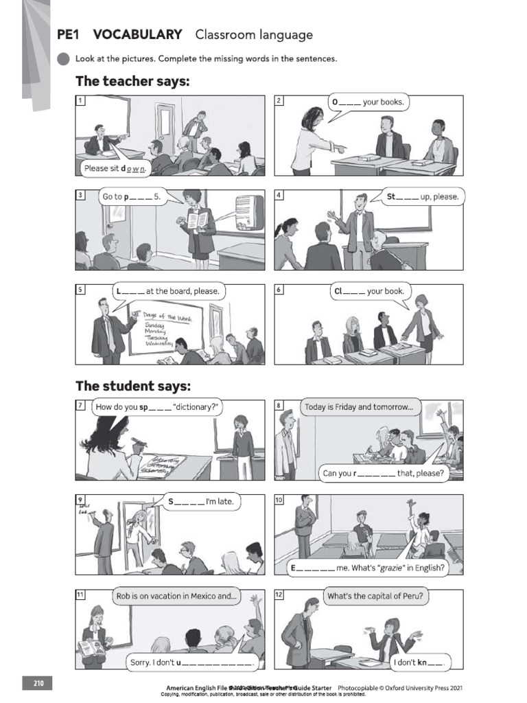 Vocabulary Activity 1B | PDF