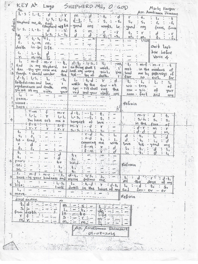 SHEPHERD ME O GOD-1 | PDF