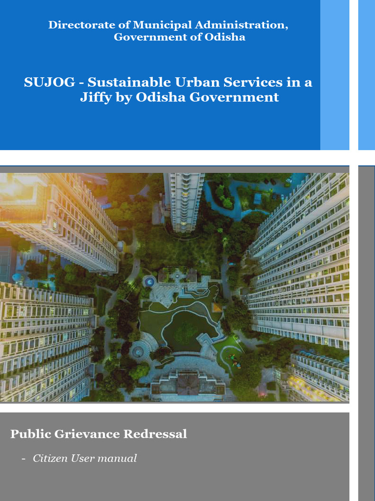 SUJOG - PGR - Citizen User Manual - July 2024 | PDF | Cyberspace | Computing