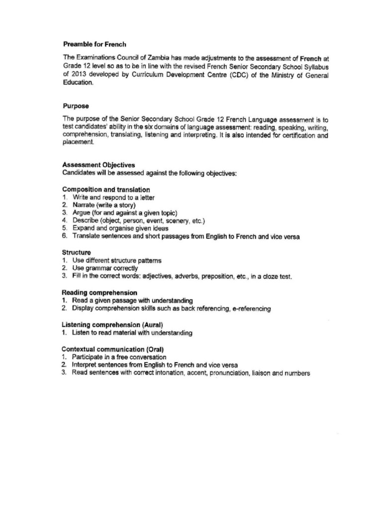 2016 P1 Specimen | PDF