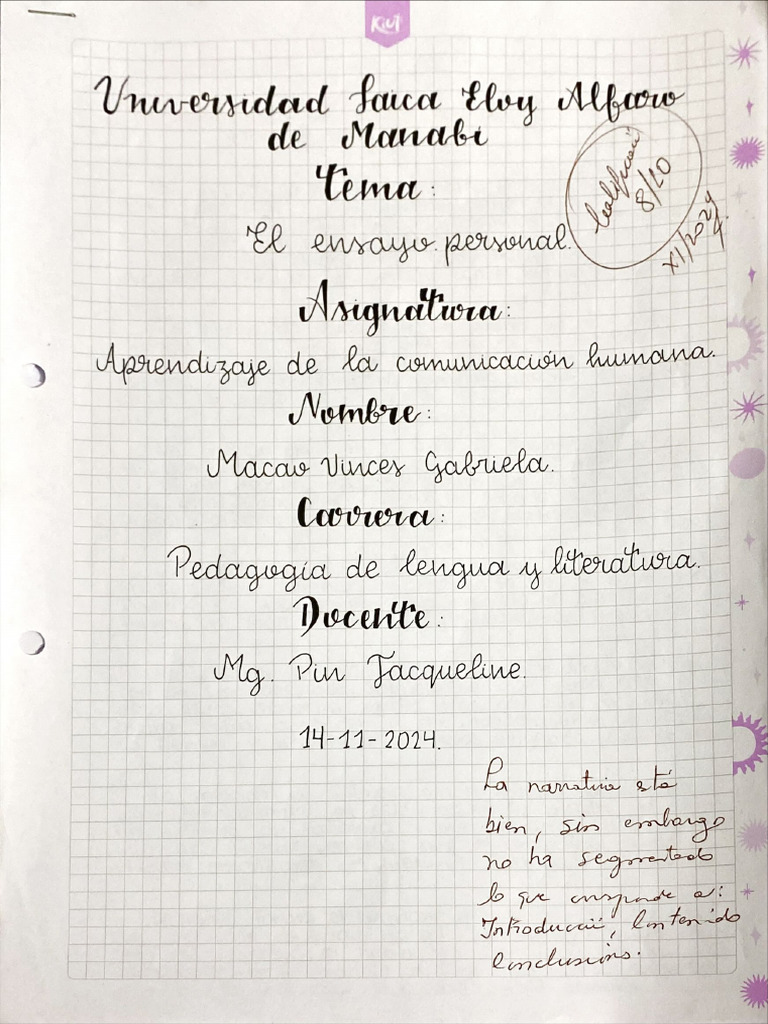 Narrativa Personal | PDF