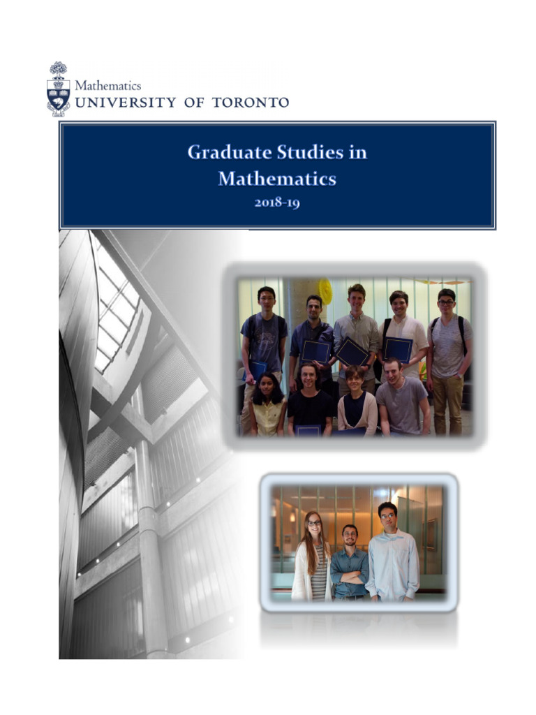 2018 19 Graduate Studies in Mathematics Handbook | PDF | Thesis ...
