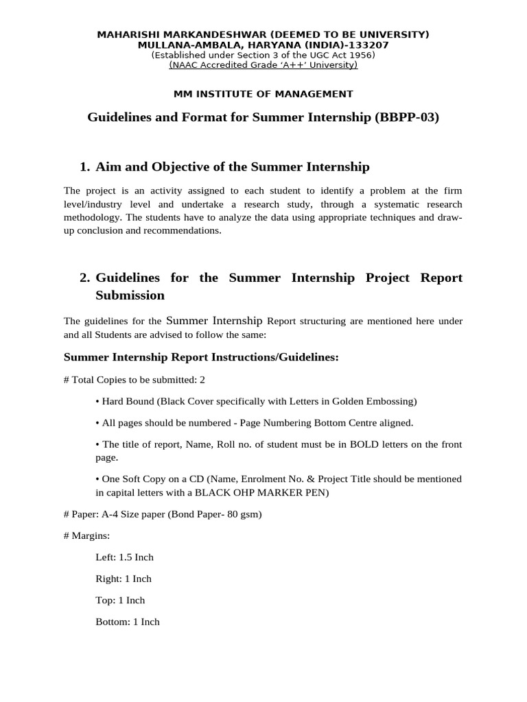 Guidelines & Format STP (6.6.24) PDF | PDF