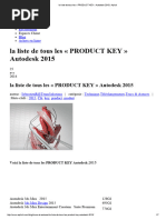 Autodesk Product Keys 2020 | PDF | Autodesk | Science Software
