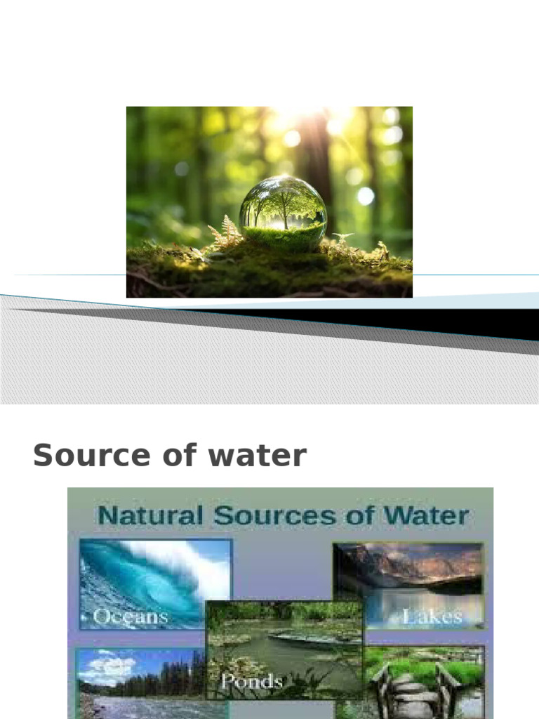 Sources of Water Overview | PDF | Aquifer | Groundwater