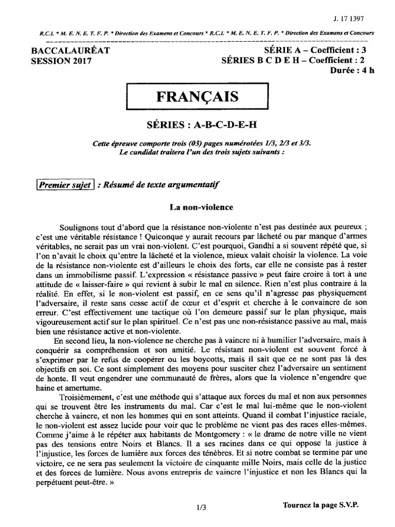 Francais Abcde | PDF