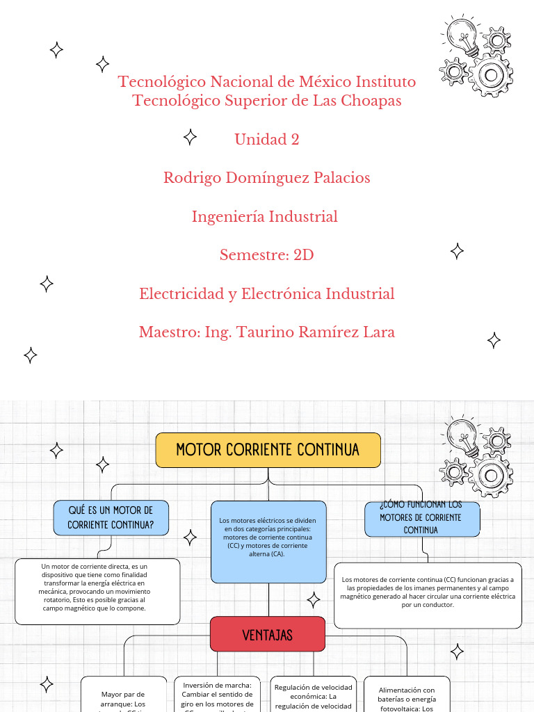 Mapa Conceptual - YaremiSaraiTorresHernández | PDF | Motor eléctrico | Corriente eléctrica
