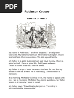 Robinson Crusoe: Level 1 Summary | PDF
