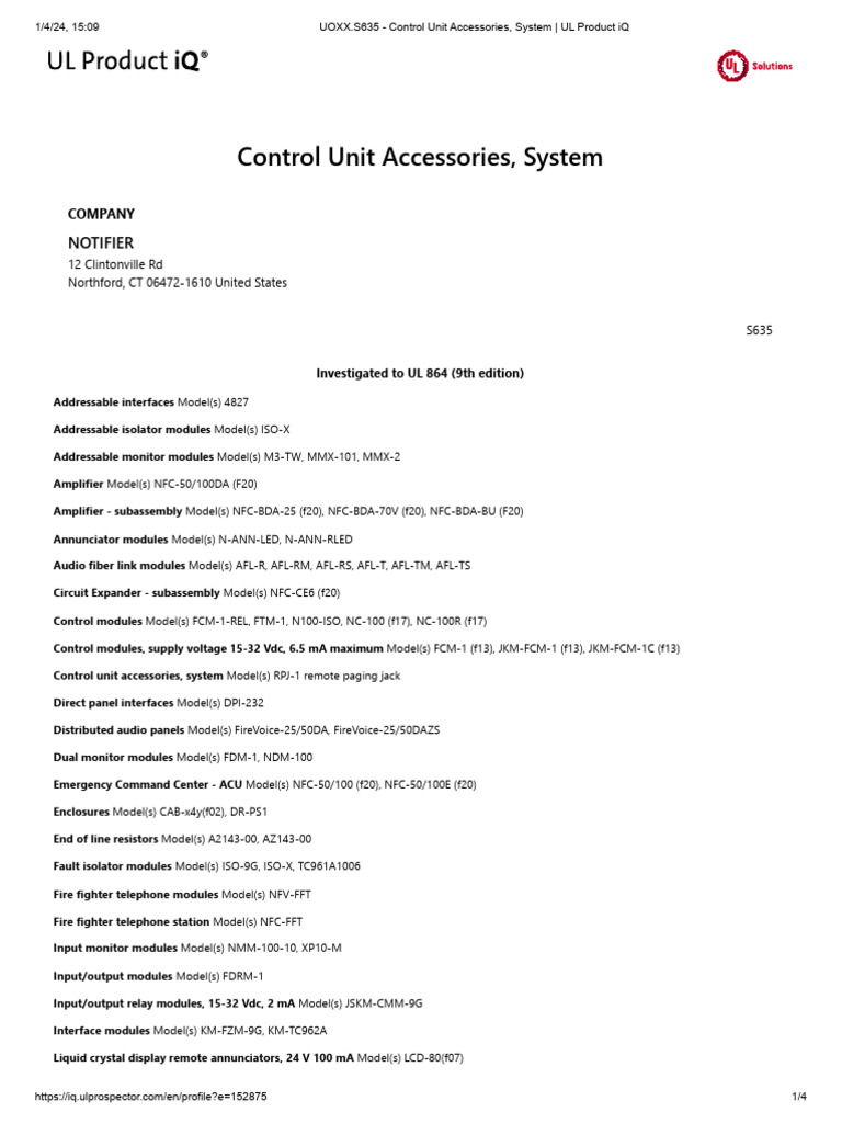 UOXX.S635 - FCM 1 | PDF | Computer Monitor | Amplifier