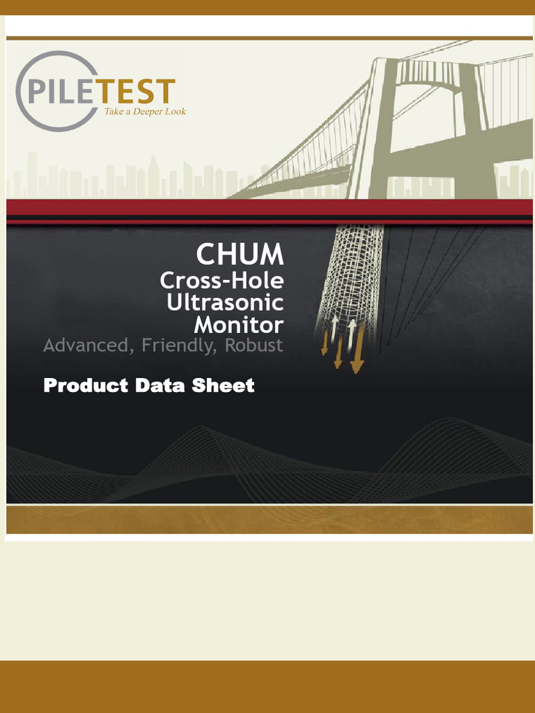 Cross-Hole Ultrasonic Monitor Overview | PDF | Usability | Personal ...