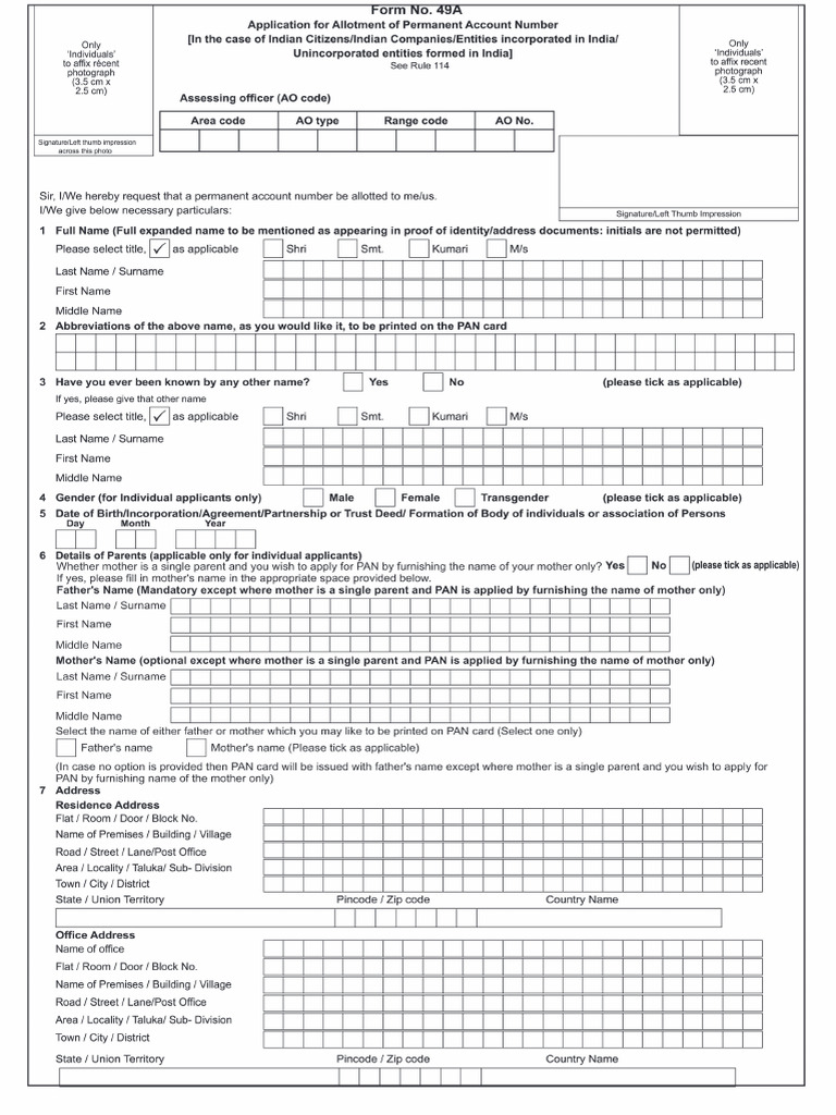 Pan 49A Form Last Correction 13.04.2018 Transender Curve - CDR - 49A ...
