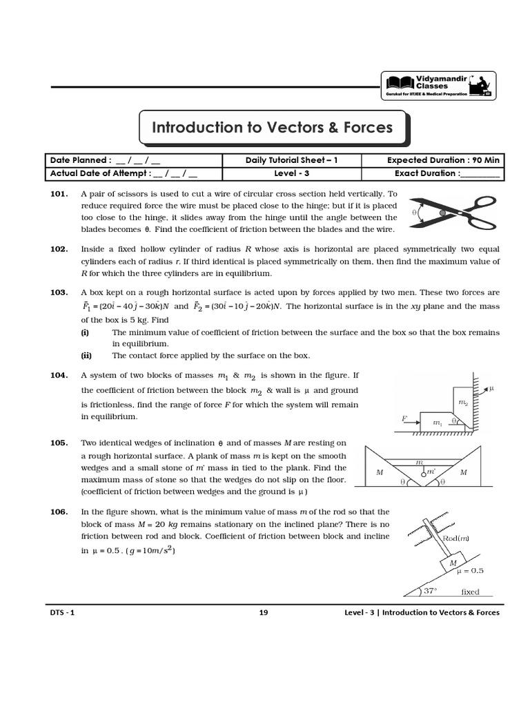 Physics Xi L3 | PDF | Force | Acceleration