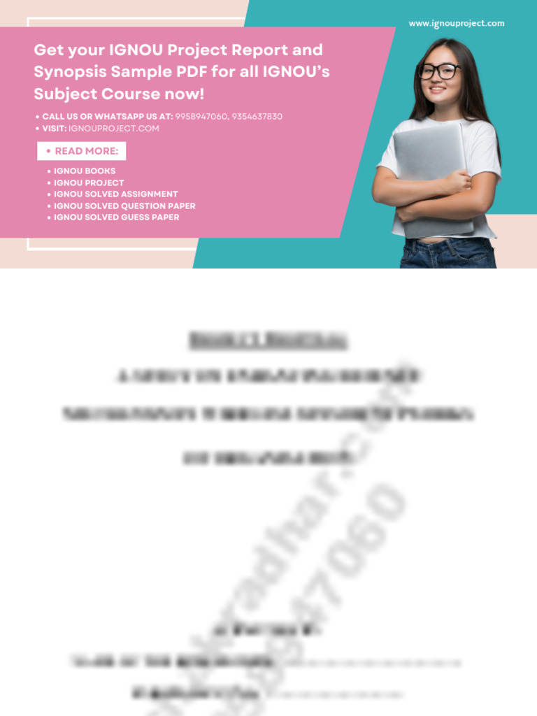 IGNOU MSCIS Project Synopsis PDF Titled "A Stduy On Enhancing Defense Mechanism in Wireless ...