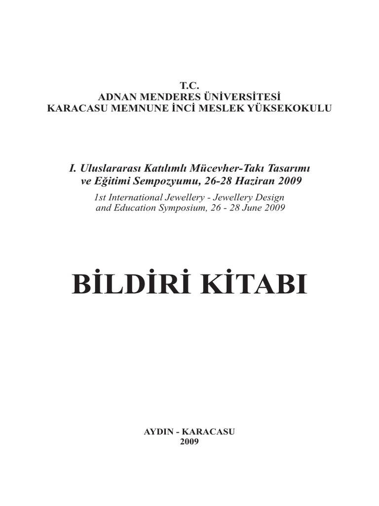 Anadolu'da Takı Sanatı Ve Kuyumculuk | PDF