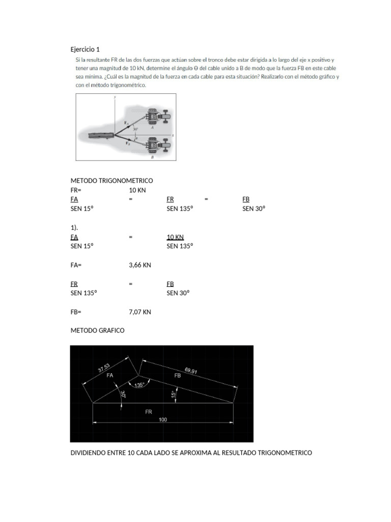 Ejercicios de Estatica PC 1 | PDF