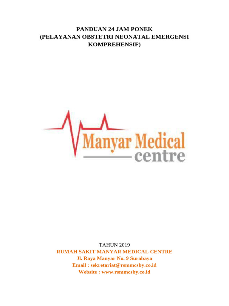 Panduan PONEK 24 Jam | PDF