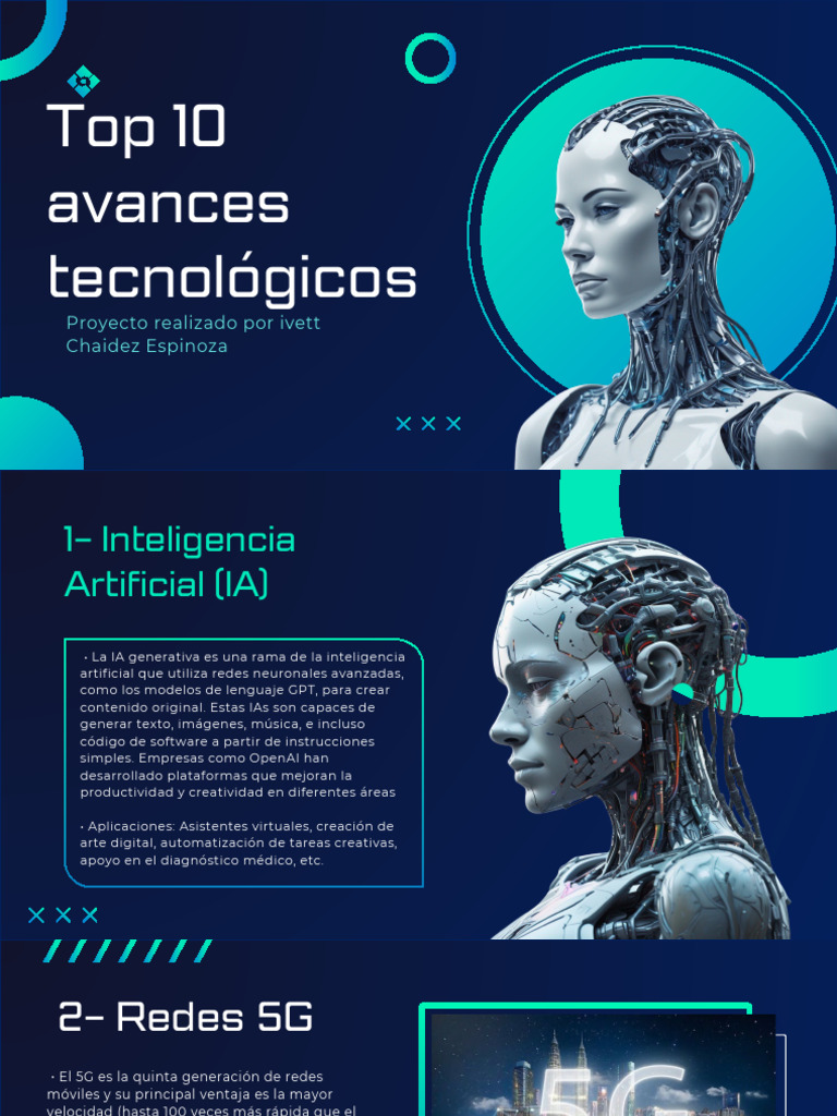 10 Avances Tecnológicos Clave | PDF | Impresión 3d | Inteligencia ...