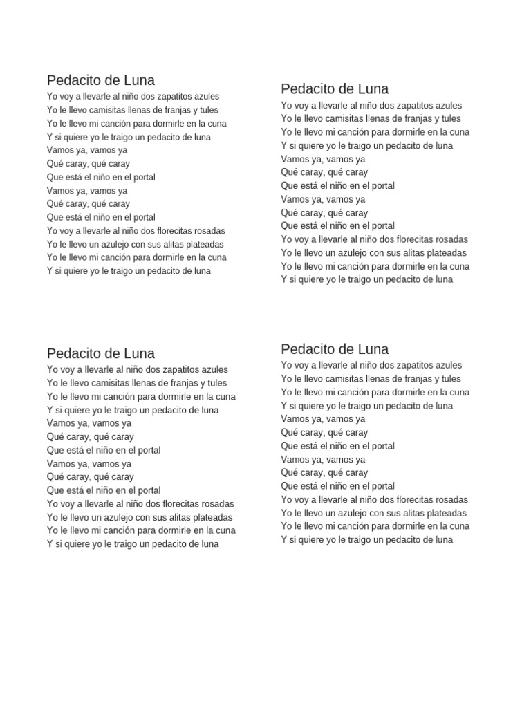 Pedacito de Luna | PDF