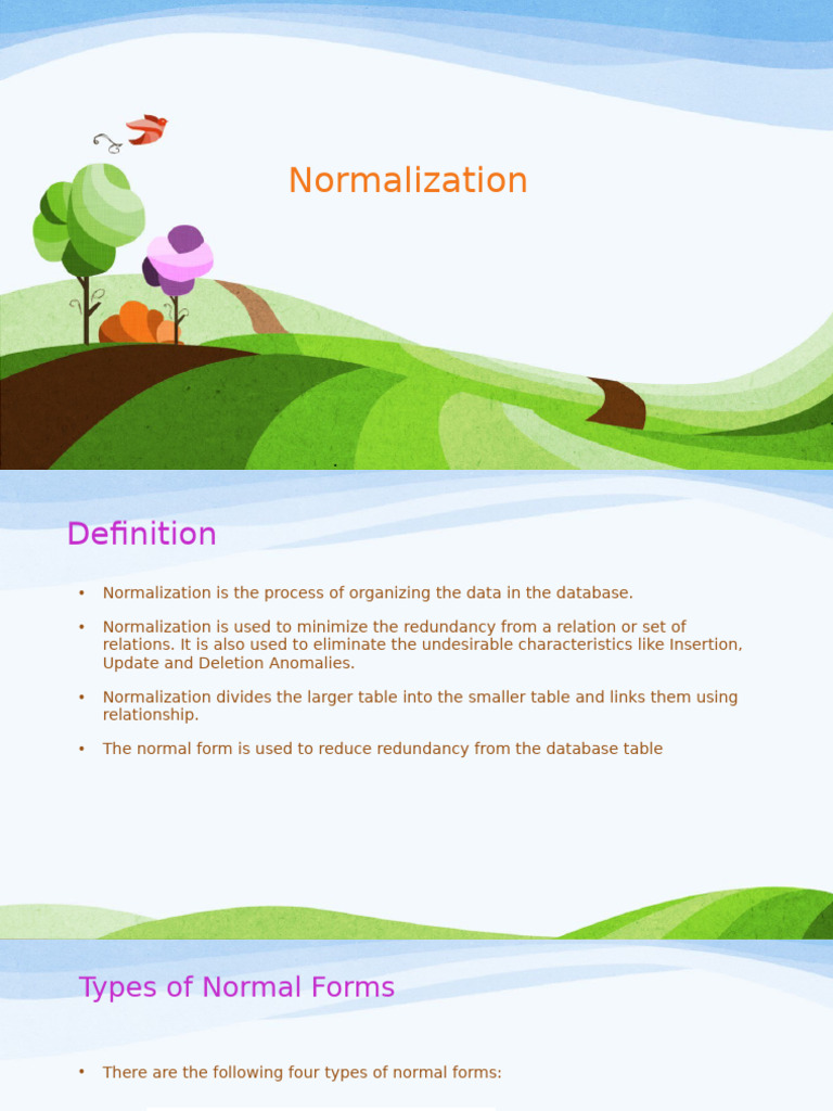 Normalization | PDF | Data Model | Computing