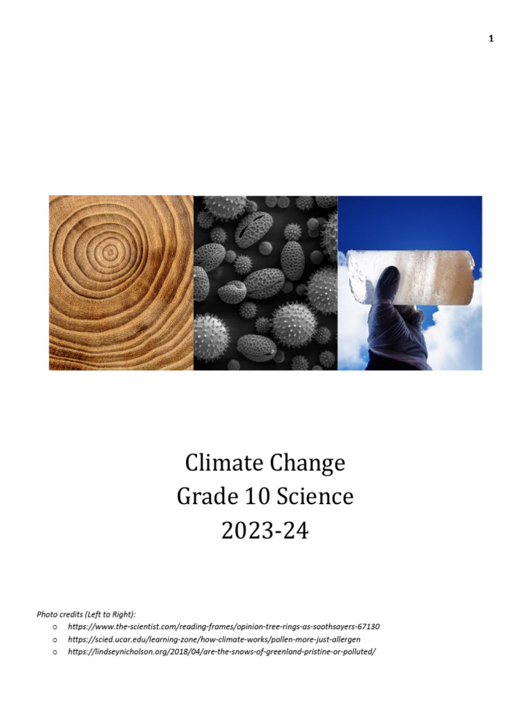 2023 2024 Climate Change Notes | PDF | Greenhouse Gas | Climate