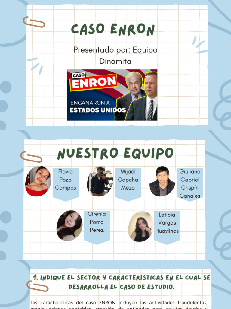 Caso Enron | PDF | Enron | Auditoría