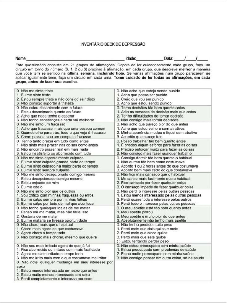 BDI | PDF