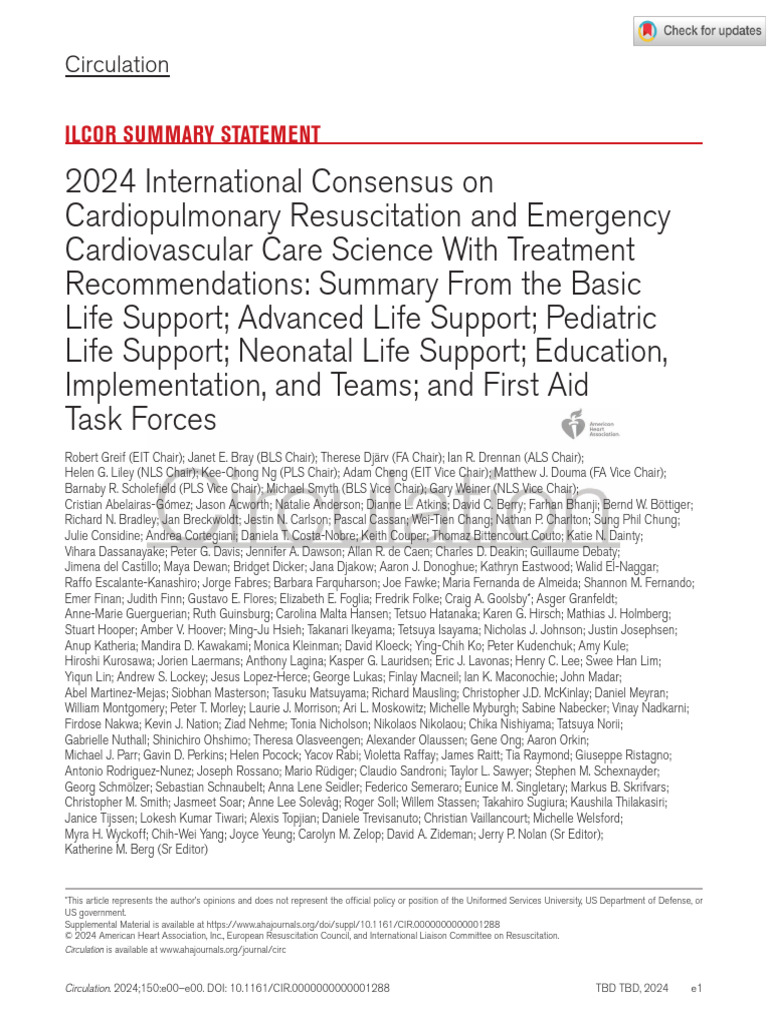 2024 Acls, Bls | PDF | Cardiopulmonary Resuscitation | Cardiac Arrest