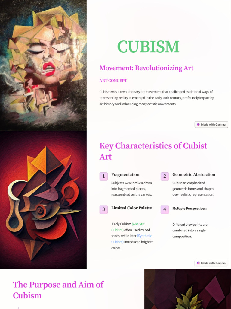 CUBISM | PDF | Cubism | Pablo Picasso