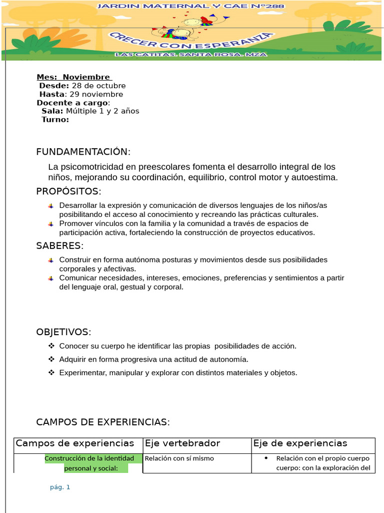 Plan Psicom 13 de May | PDF | Comunicación | Educación de la primera ...