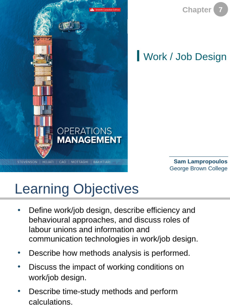 Stevenson7ce PPT Ch07 | PDF | Occupational Safety And Health | Employment