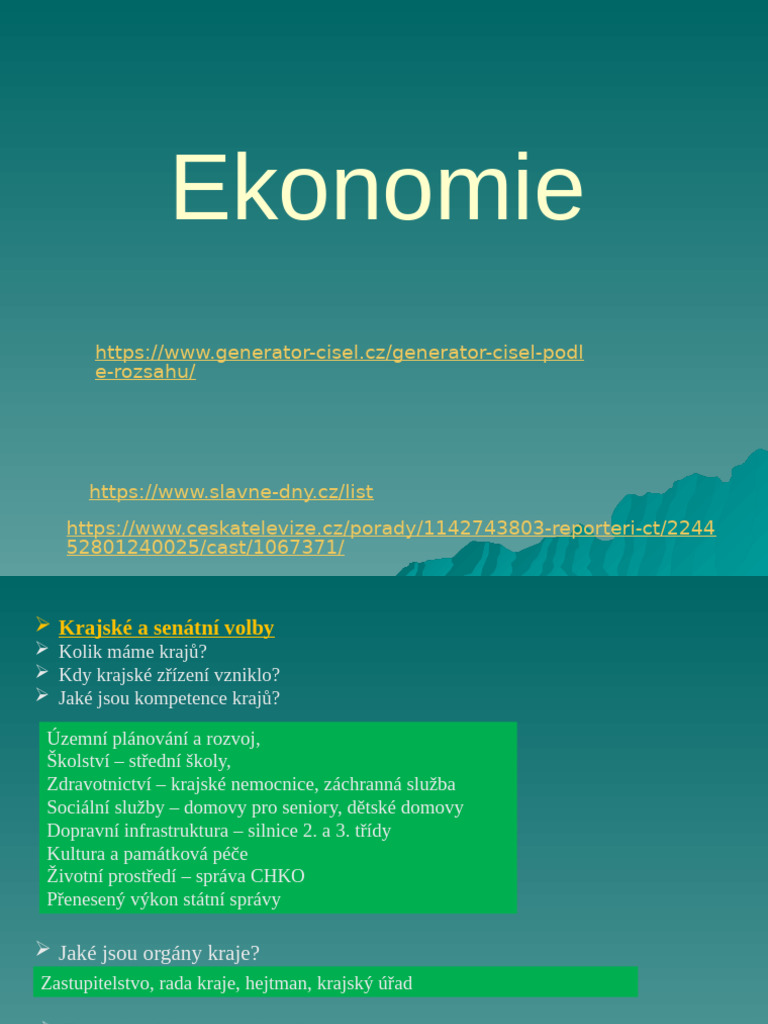 Ekonomie - Úvod | PDF
