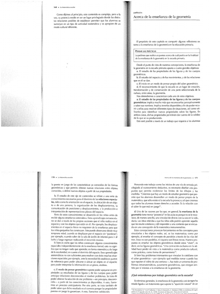 Itzcovich-Enseñanza de La Geometría - Cap 6 | PDF